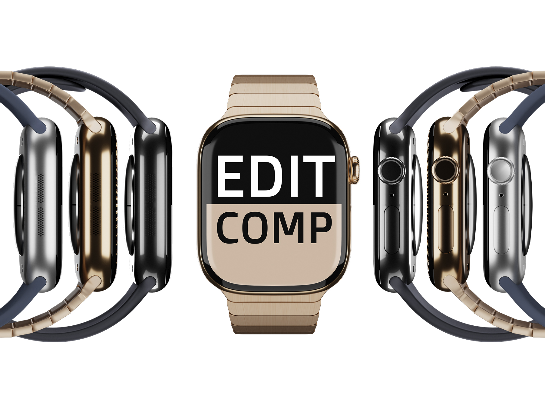 Apple Watch Series 10 3D Model Pack for Element 3D & Cinema 4D by Abdelrahman_El-masry